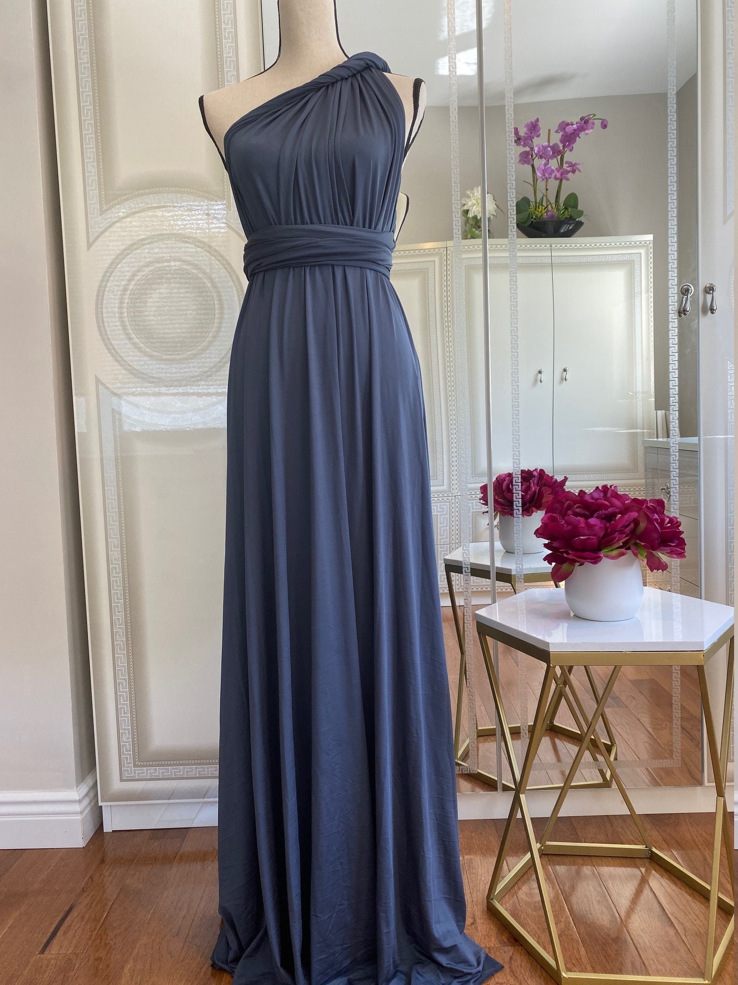 Slate Blue Formal Dresses - Etsy