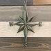 Compass Rose Cast Iron Patina North South East West Home | Etsy