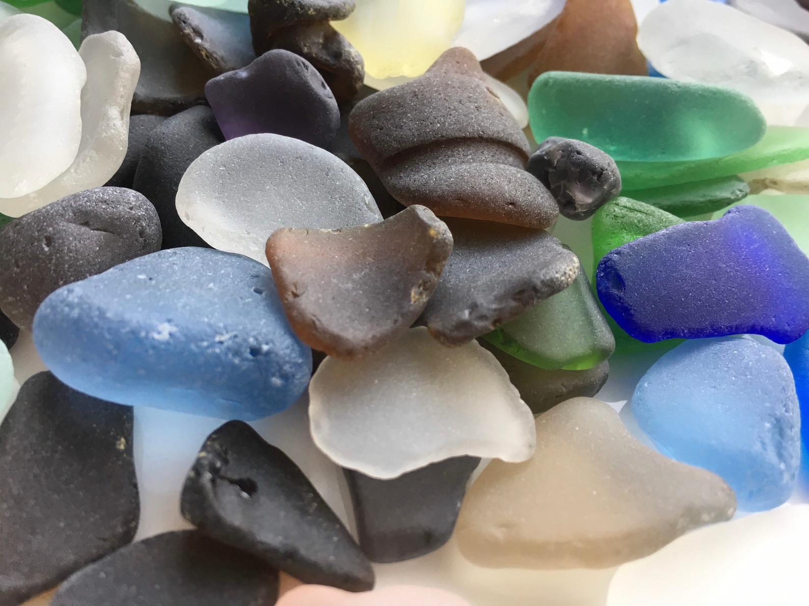 Large Sea Glass Beach Glass Ocean Tumbled Sea Glass Frosty Sea Glass ...