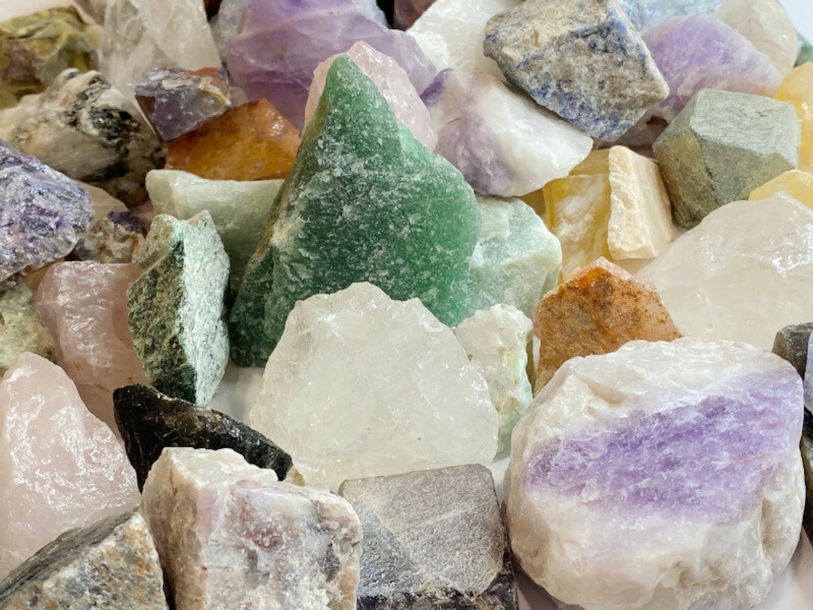 Rough Raw Gemstone Mixed Crystals in Assorted Sizes Gems - Etsy