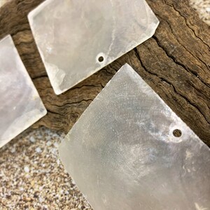 Capiz Shell Square 2 Square Capiz Flat Shells natural - Etsy
