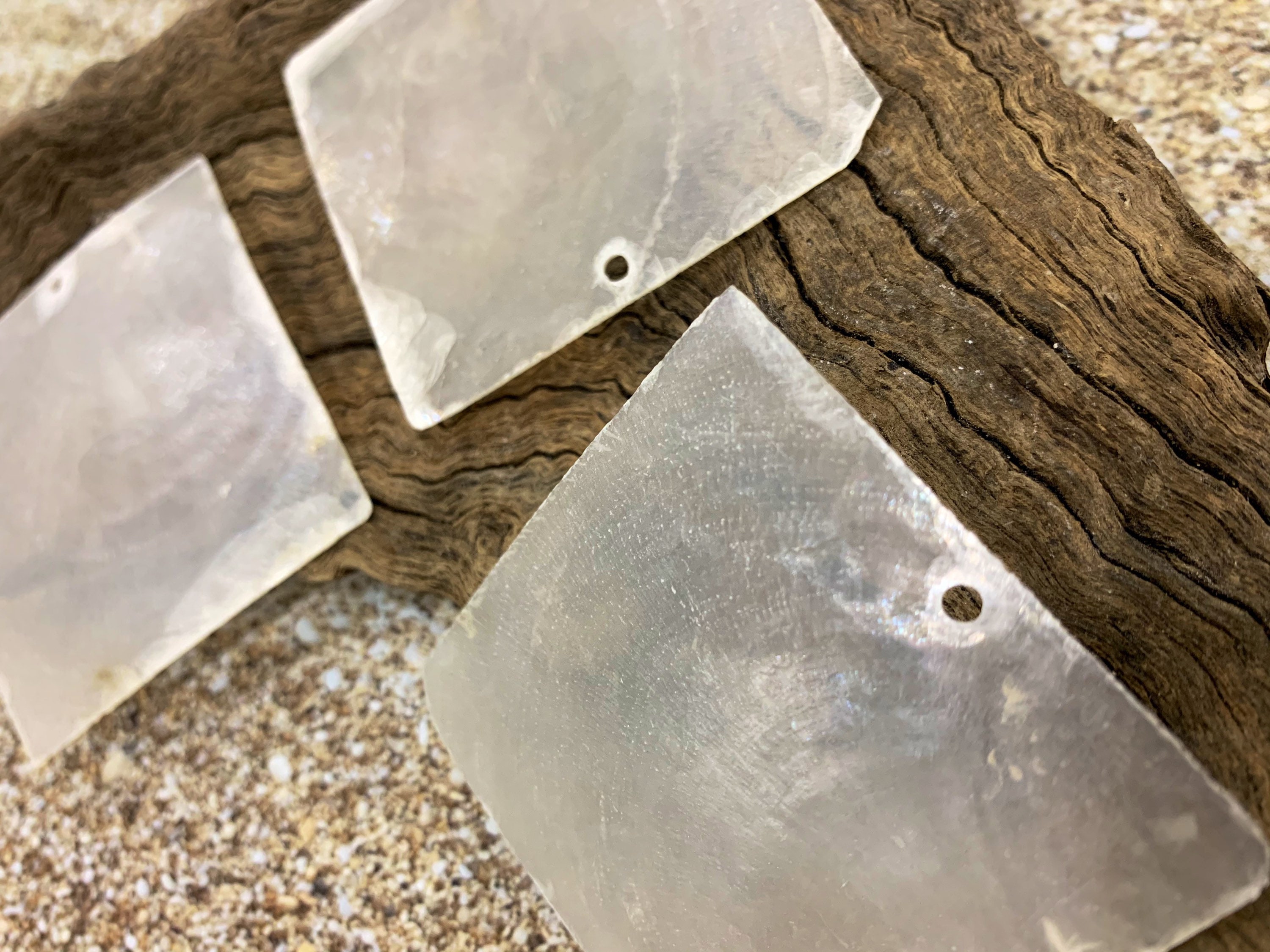 Capiz Shell Square 2 Square Capiz Flat shells Natural | Etsy