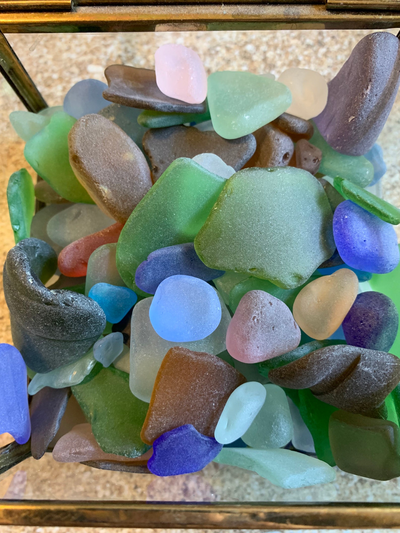 40 Pieces Mixed Sizes of Sea Glass Authentic Beach Real Ocean - Etsy
