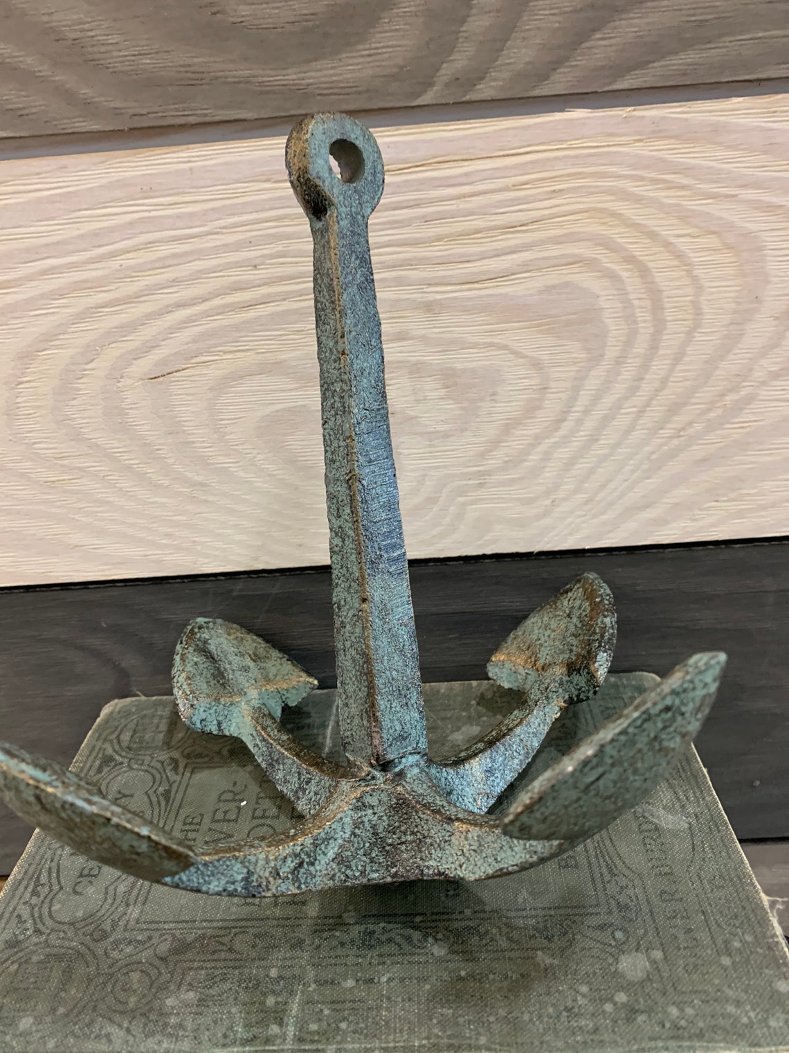 Cast Iron Patina Anchor Home Decor Beach Decor Coastal | Etsy
