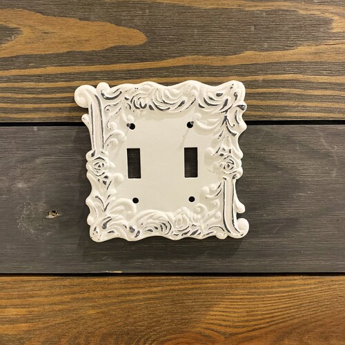 Cast Iron Switch Plate Cover Vintage Style Cast Iron Metal - Etsy