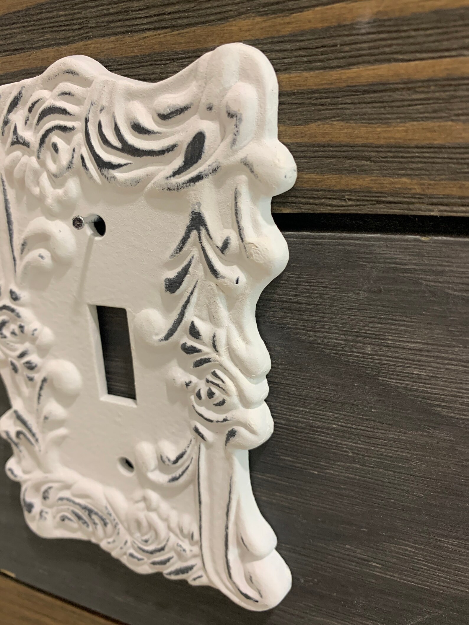 Cast Iron Switch Plate Cover Vintage Style Cast Iron Metal - Etsy