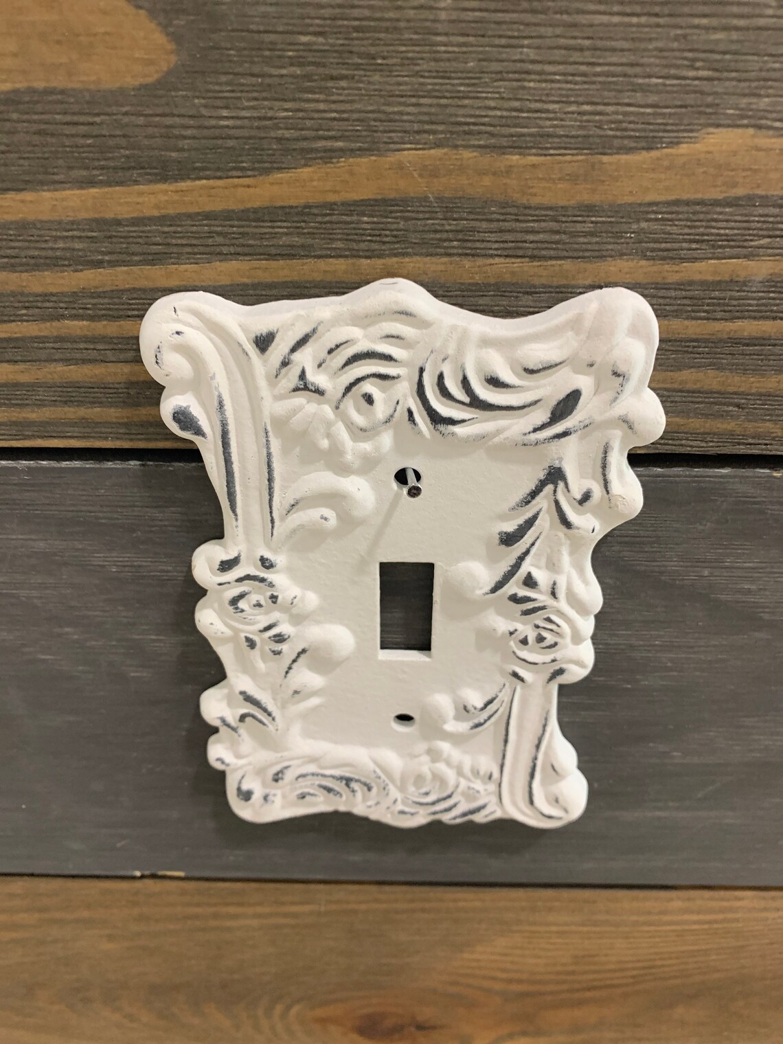 Cast Iron Switch Plate Cover Vintage Style Cast Iron Metal - Etsy