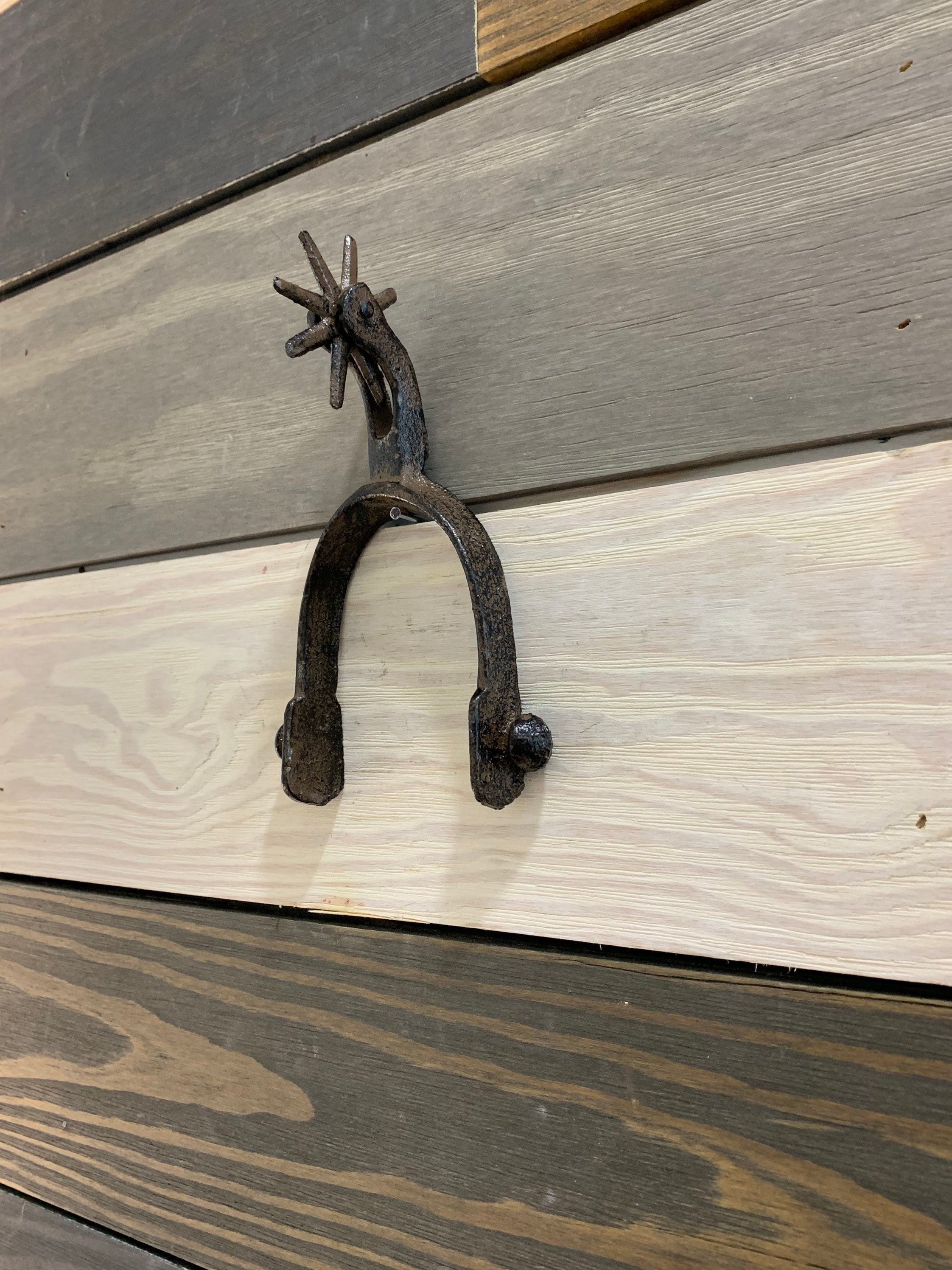 Cast Iron Spur Man Cave Decor Gift Man Gift Decor Man | Etsy