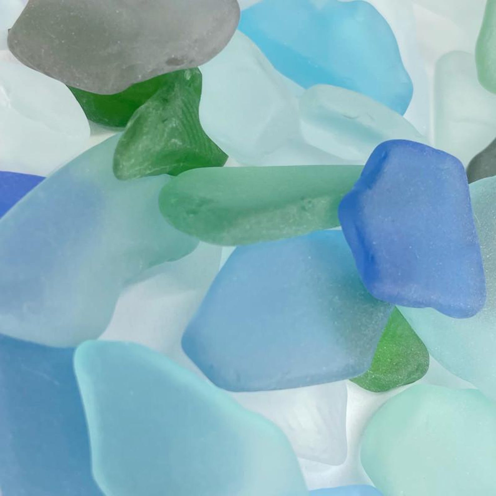Bahama Sea Glass Mix, 40 Pieces Mixed Sizes, Jewelry Sea Glass, Ocean ...