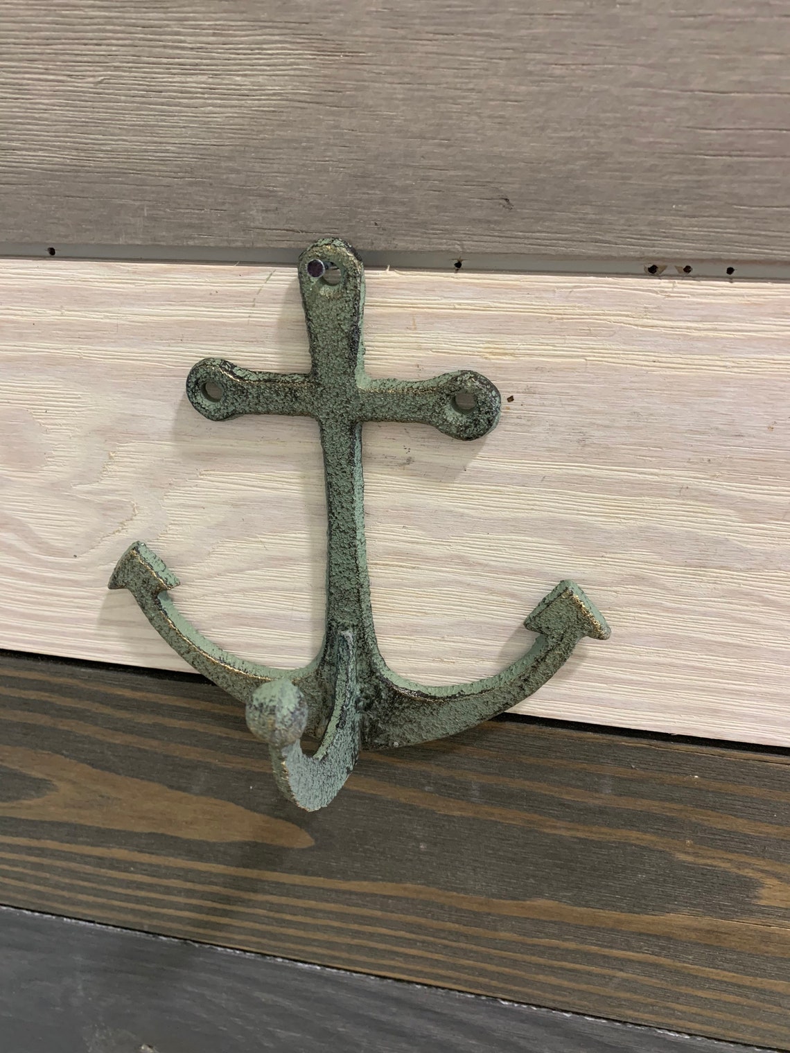 Cast Iron Patina Wall Anchor Home Decor Beach Decor - Etsy