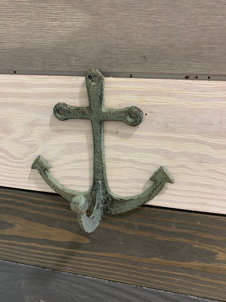 Cast Iron Patina Wall Anchor Home Decor Beach Decor - Etsy