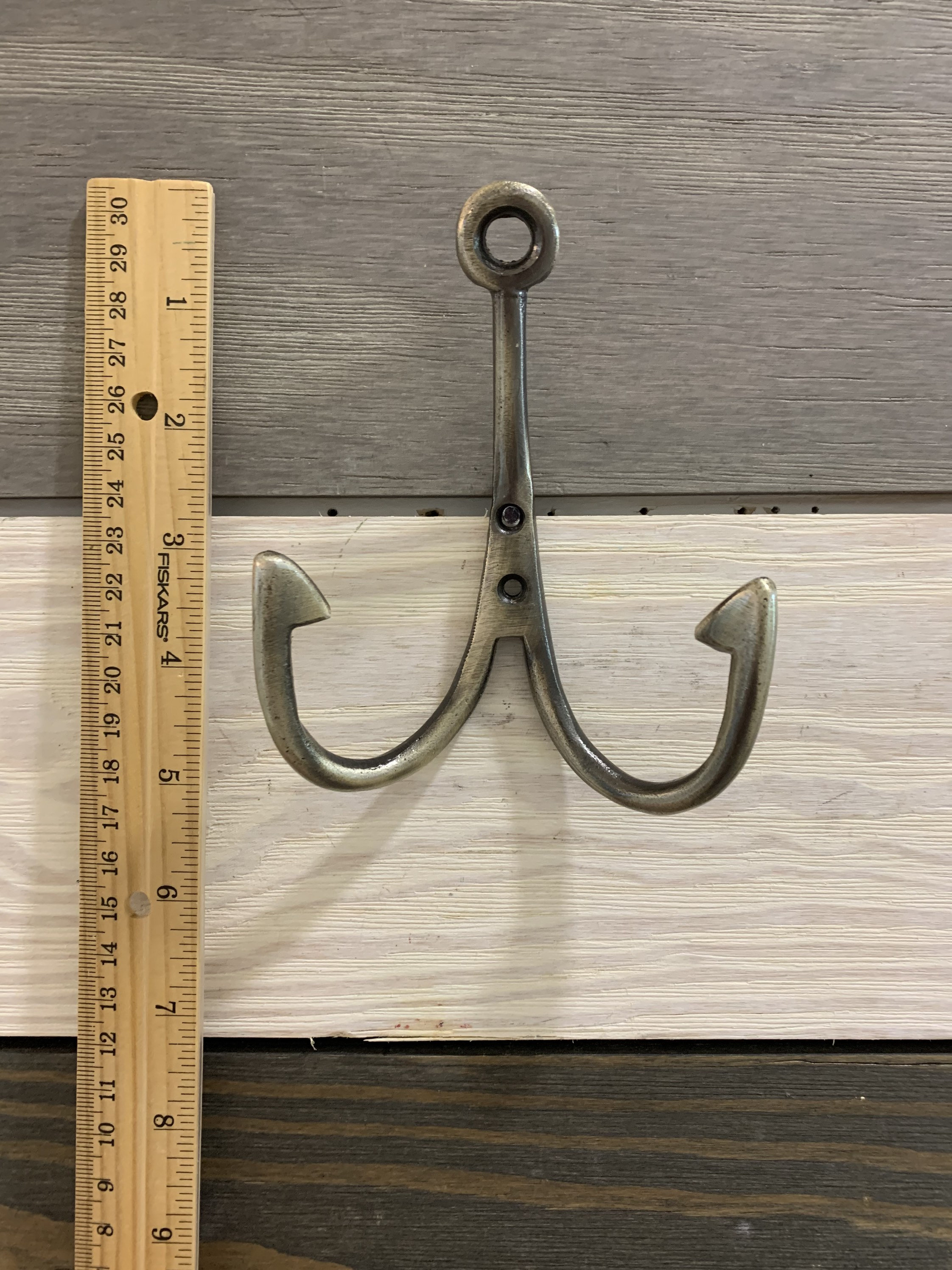 Metal Fishing Hook Towel Hook Bedroom Wall Hanger Coatroom | Etsy