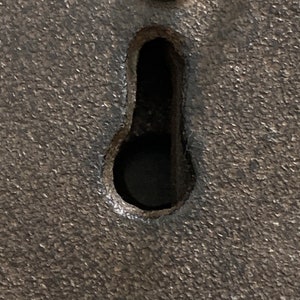 Cast Iron Lock and 3 Keys, Large Vintage Iron Lock With Key, Vintage ...