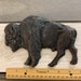 Cast Iron Bison, Iron Buffalo Wall Decor Great for Any Mountain Home ...