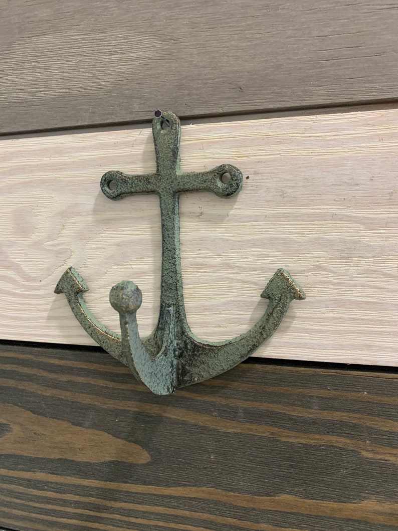 Cast Iron Patina Wall Anchor Home Decor Beach Decor - Etsy