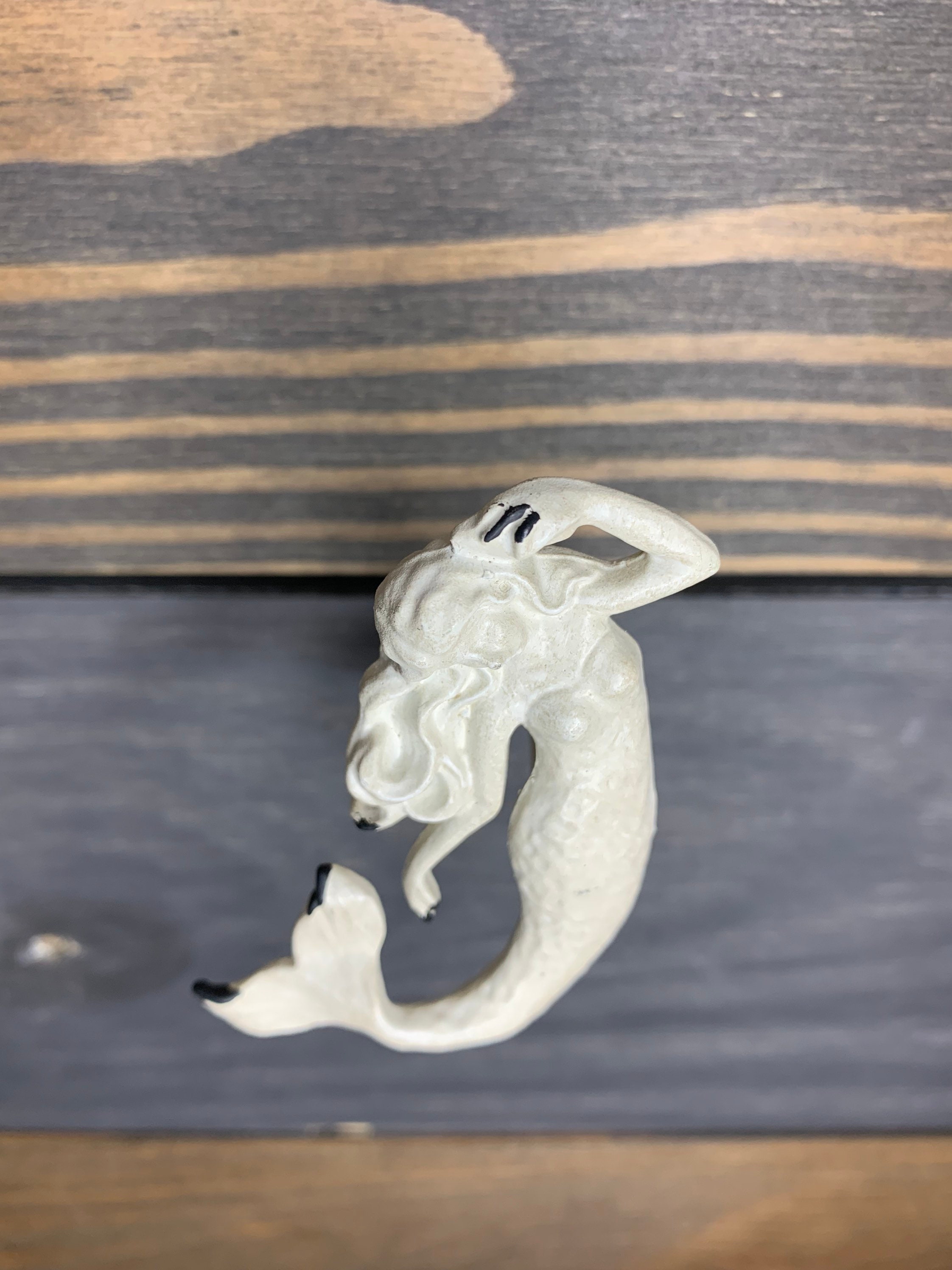 Mermaid Metal Knob Shabby-chic Knob Drawer Knob Mermaid | Etsy