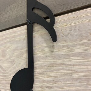Music Note Metal Wall Hook, Wall Decor, Music Lover Themed Decor, Music ...