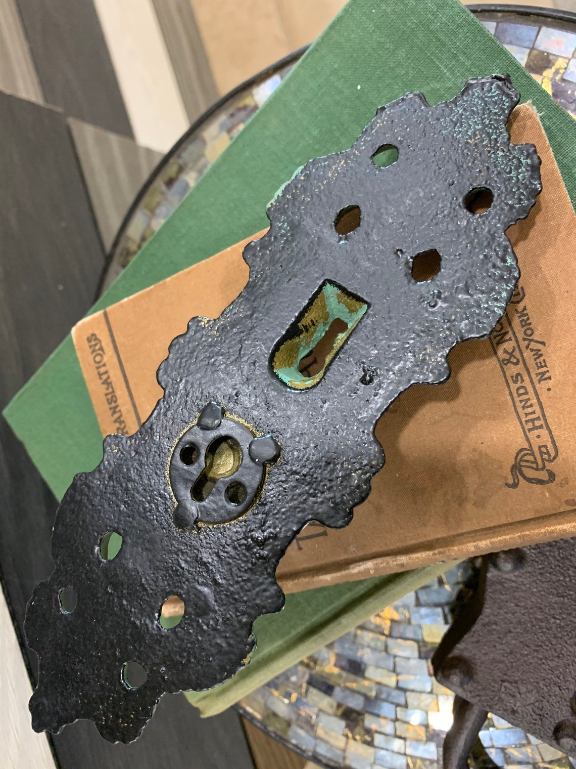 Cast Iron Patina Faux Door Knob Home Decor Beach Decor | Etsy