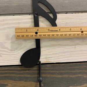 Music Note Metal Wall Hook, Wall Decor, Music Lover Themed Decor, Music ...