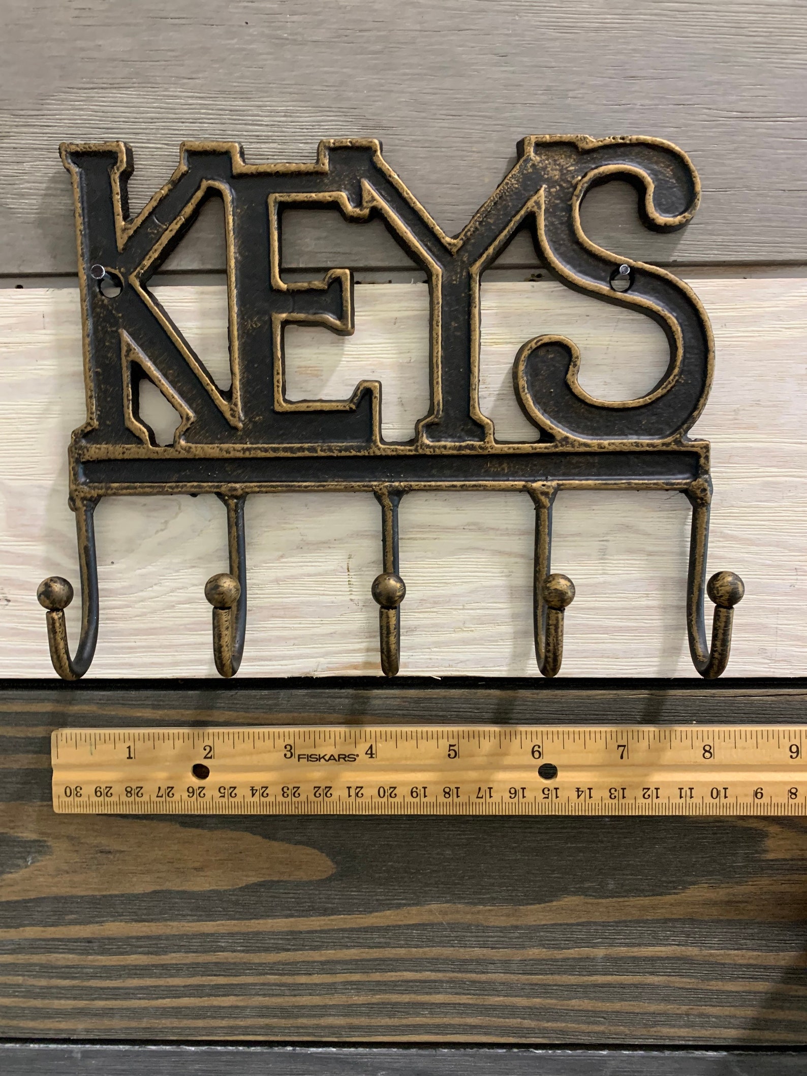 Keys Wall Decor With Hooks Wall Decor Key Metal Wall Hook | Etsy