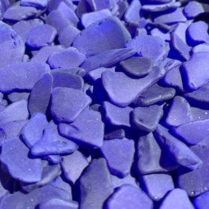 Cobalt Blue Sea Glass Beach Glass Ocean Tumbled Sea Glass Bulk Pieces ...