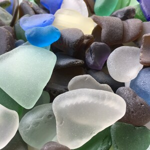 Large Sea Glass Beach Glass Ocean Tumbled Sea Glass Frosty Sea Glass ...