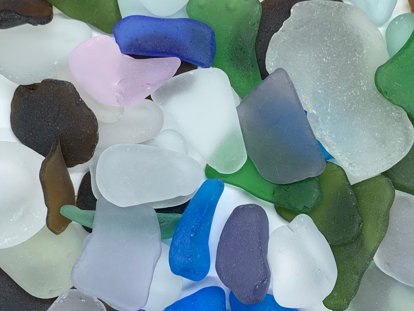 Large Sea Glass Beach Glass Ocean Tumbled Sea Glass Frosty Sea Glass ...