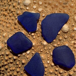 Cobalt Blue Sea Glass Beach Glass Ocean Tumbled Sea Glass Bulk Pieces ...