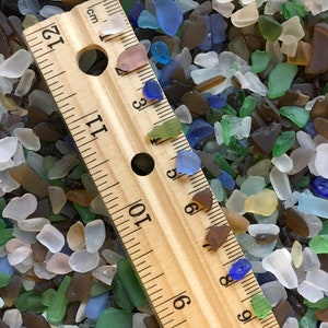 Sea Glass Bottle Filled With Micro Sized Extra Small TINY Pieces of ...