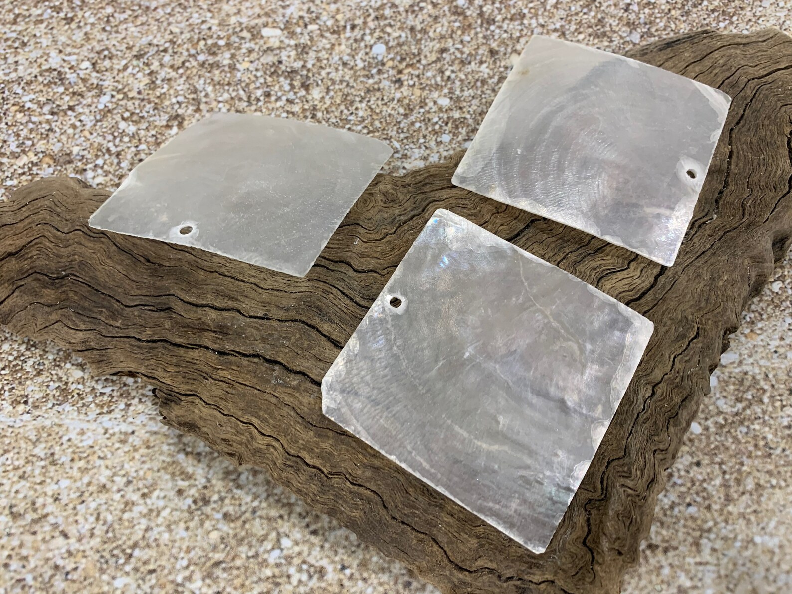 Capiz Shell Square 2 Square Capiz Flat shells Natural | Etsy