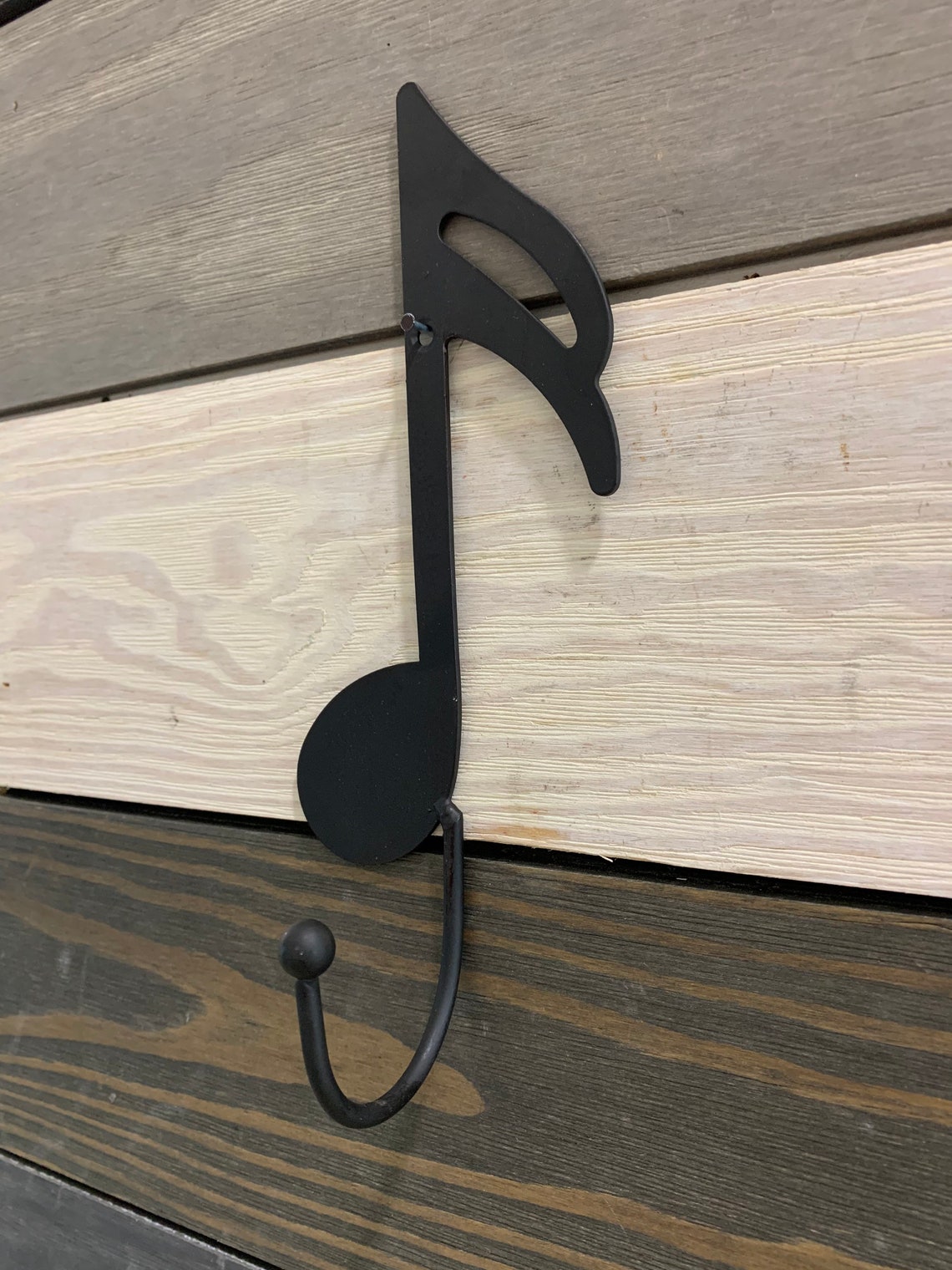 Music Note Metal Wall Hook Wall Decor Music Lover Themed - Etsy
