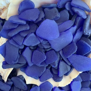 Cobalt Blue Sea Glass Beach Glass Ocean Tumbled Sea Glass Bulk Pieces ...
