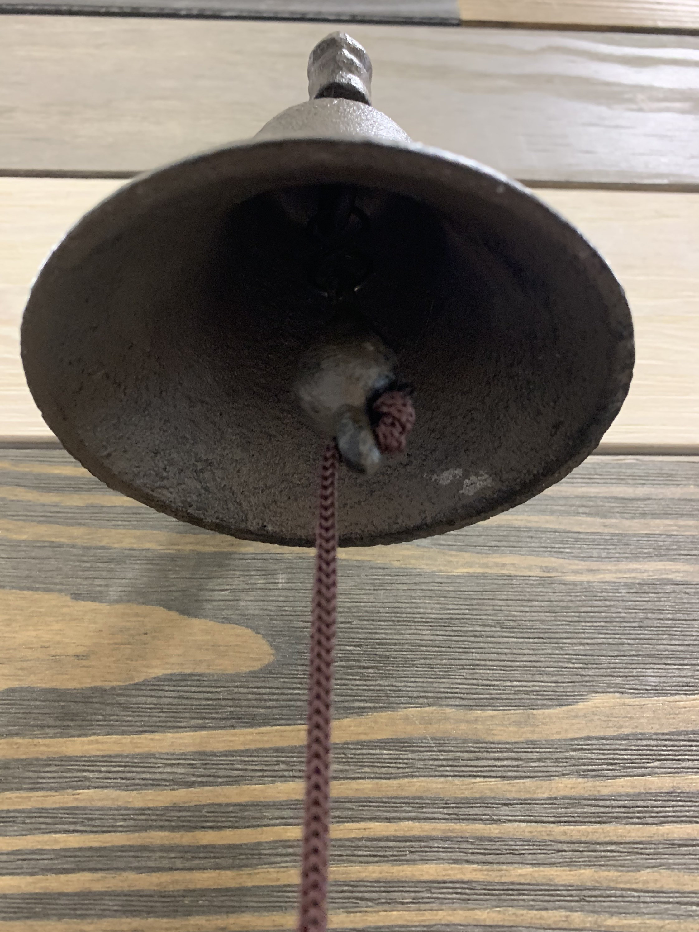 Cast Iron Bell Fleur De-Lis Dinner bell Outdoor Wind Chime | Etsy