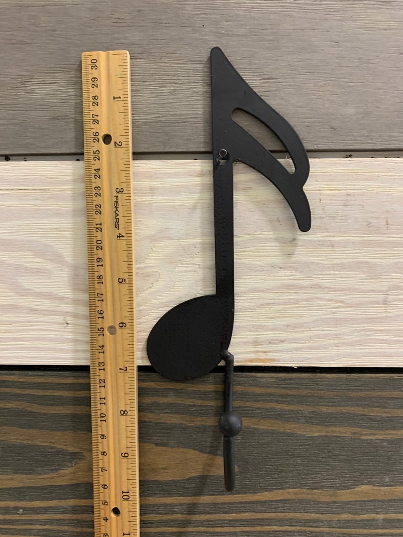 Music Note Metal Wall Hook Wall Decor Music Lover Themed - Etsy