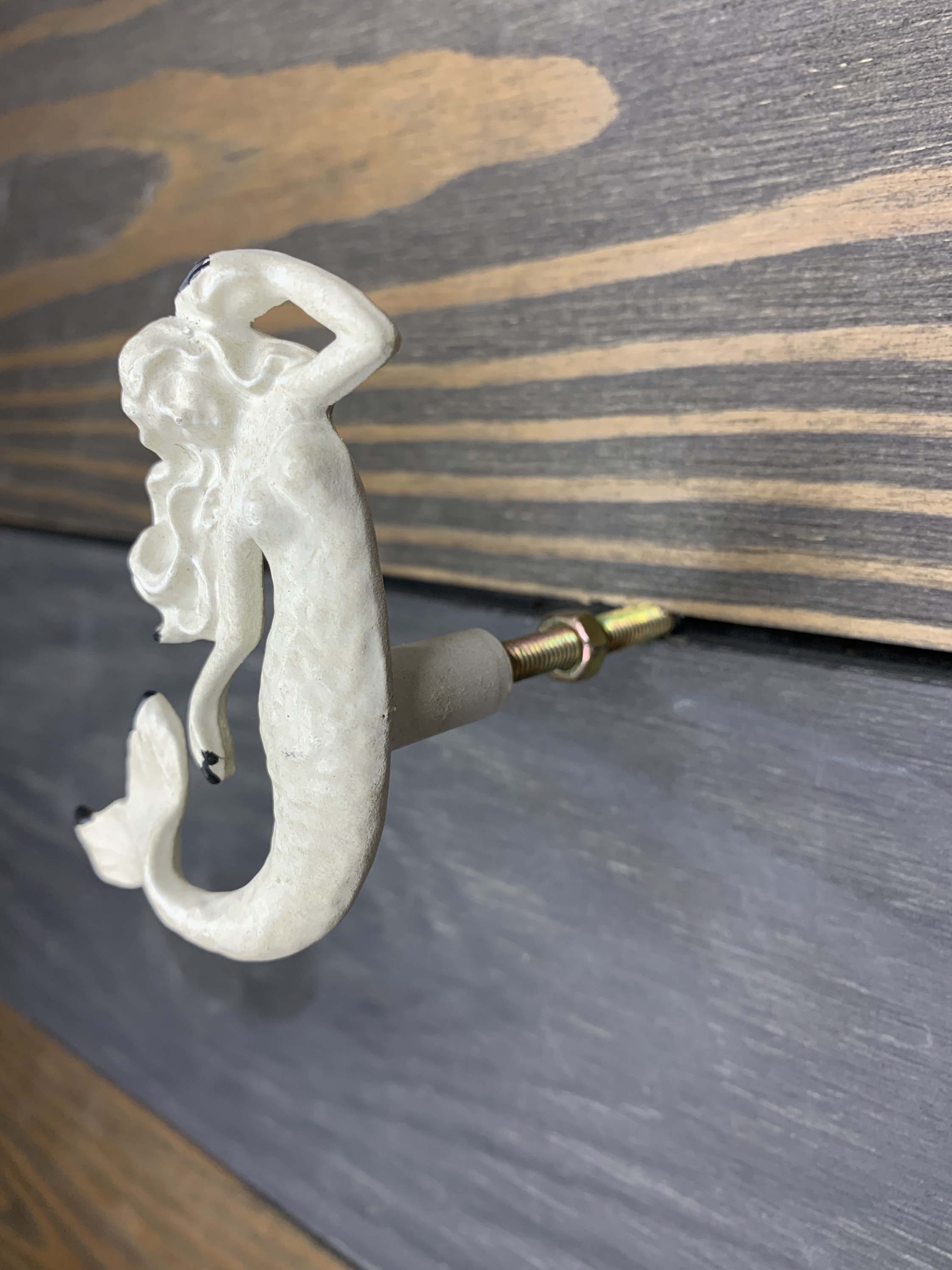 Mermaid Metal Knob Shabby-chic Knob Drawer Knob Mermaid | Etsy