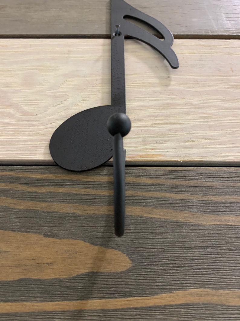 Music Note Metal Wall Hook Wall Decor Music Lover Themed - Etsy