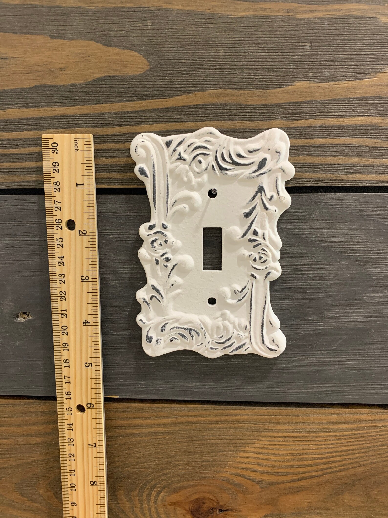 Cast Iron Switch Plate Cover Vintage Style Cast Iron Metal - Etsy