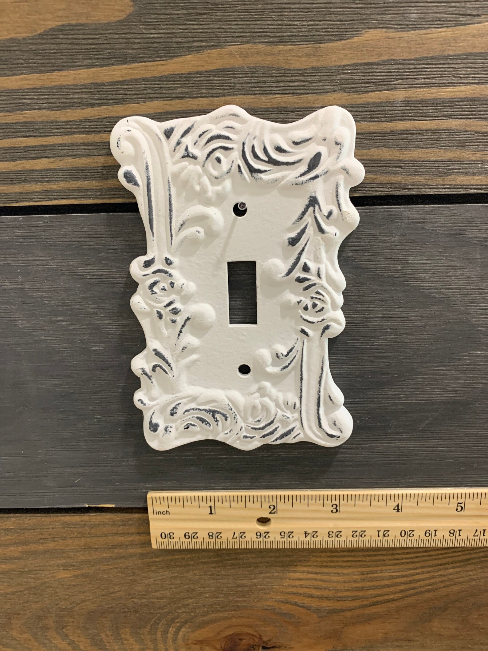 Cast Iron Switch Plate Cover Vintage Style Cast Iron Metal - Etsy