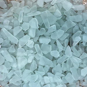 Small Aqua Light Aqua Sea Glass Jewelry Sea Glass Ocean Glass Tumbled ...