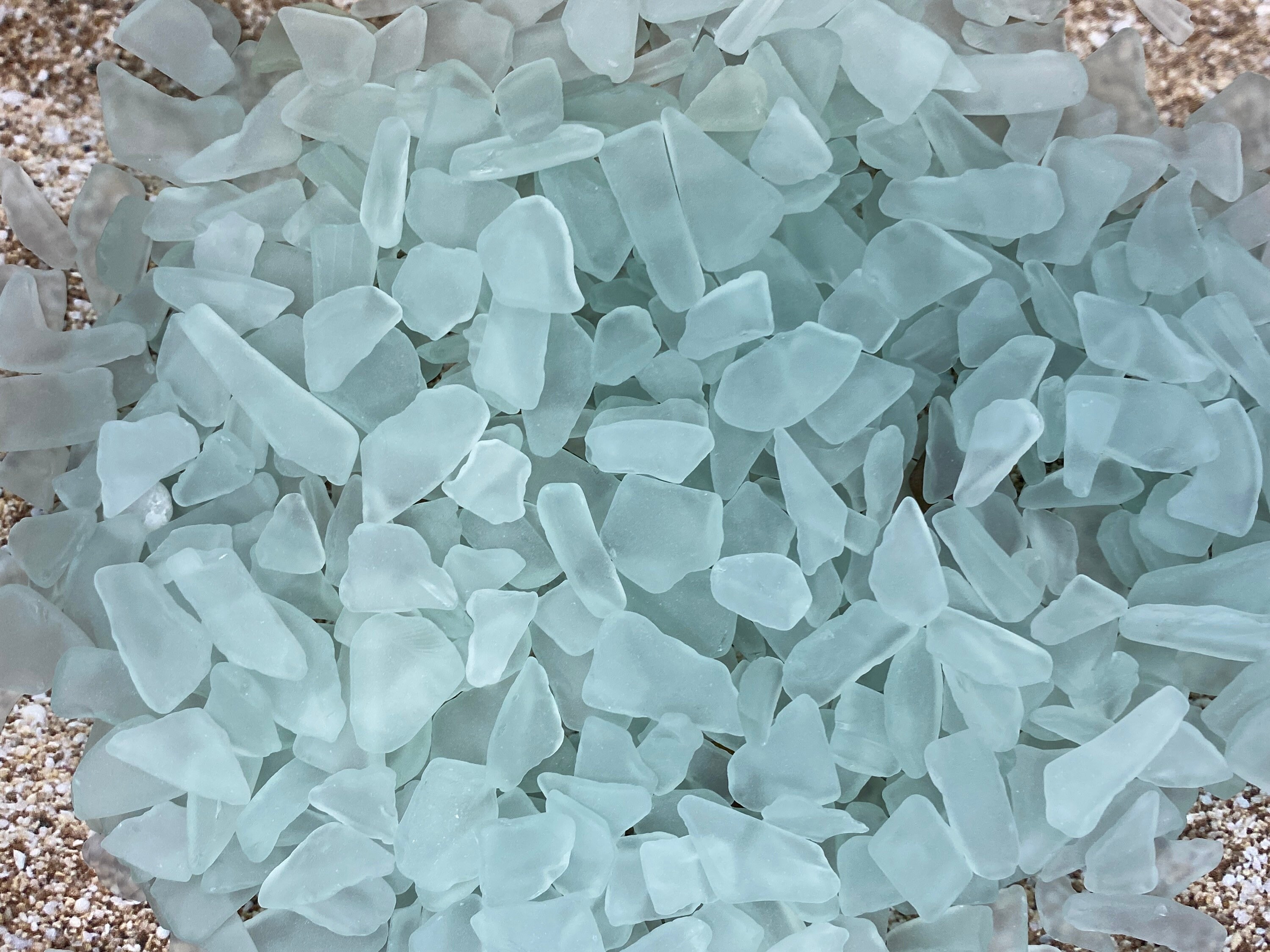 Small Aqua Light Aqua Sea Glass Authentic Real Ocean Tumbled Etsy