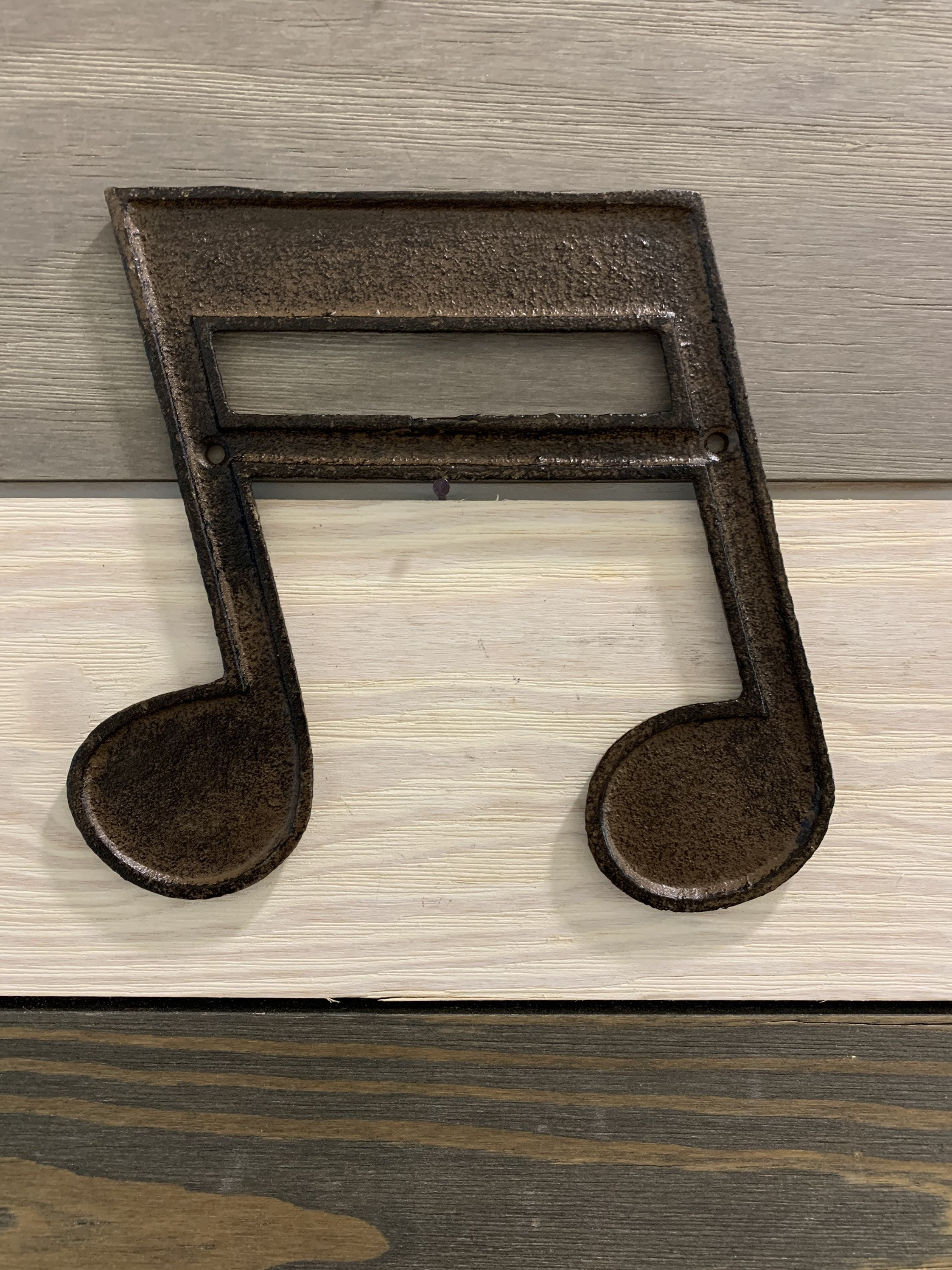 Music Note Cast Iron Metal Music Note Music Iron Note Music - Etsy
