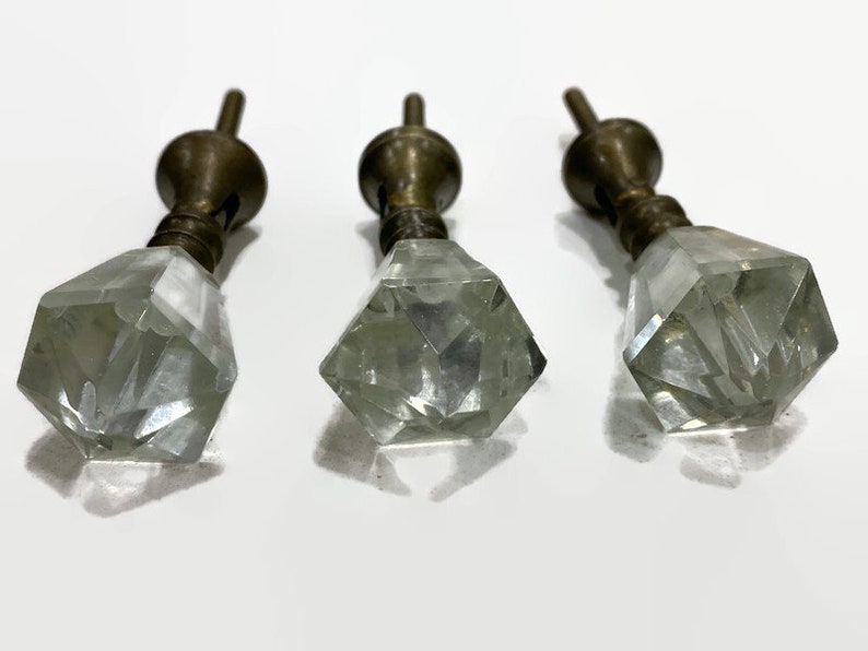 Glass Teardrop Knob, Elegant Metal Kbob, Glass Knob Dresser Pull ...