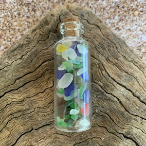 Sea Glass Bottle Filled With Micro Sized Extra Small TINY Pieces of ...