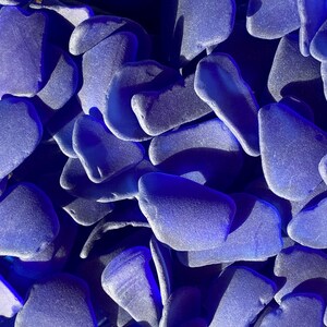 Large Cobalt Blue Sea Glass Jewelry Sea Glass Ocean Glass Tumbled Beach ...