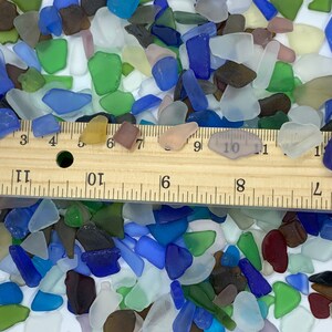 Small Sea Glass Beach Glass Frosty Tumbled Beach Glass Great for Stain ...