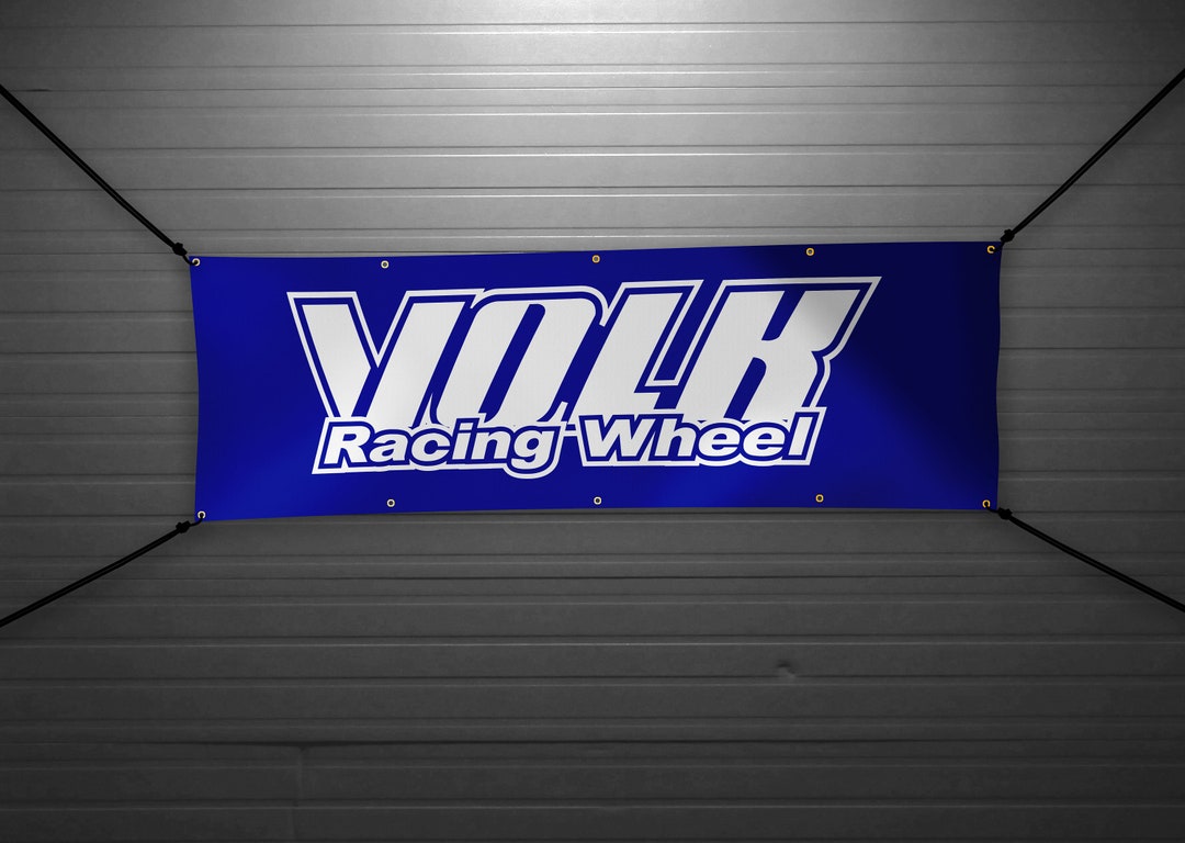 Volk Racing Japan Shop Banner 6' X 2' Volk Racing Style Indoor Outdoor ...