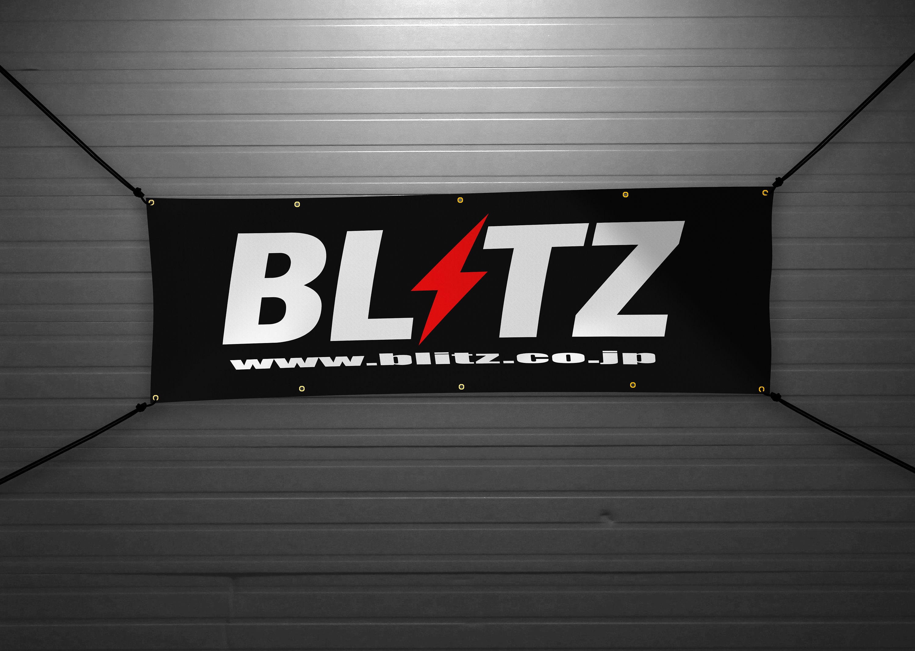 Blitz Japan Shop Banner 6' X 2' Blitz Style Indoor Outdoor JDM Hanging ...