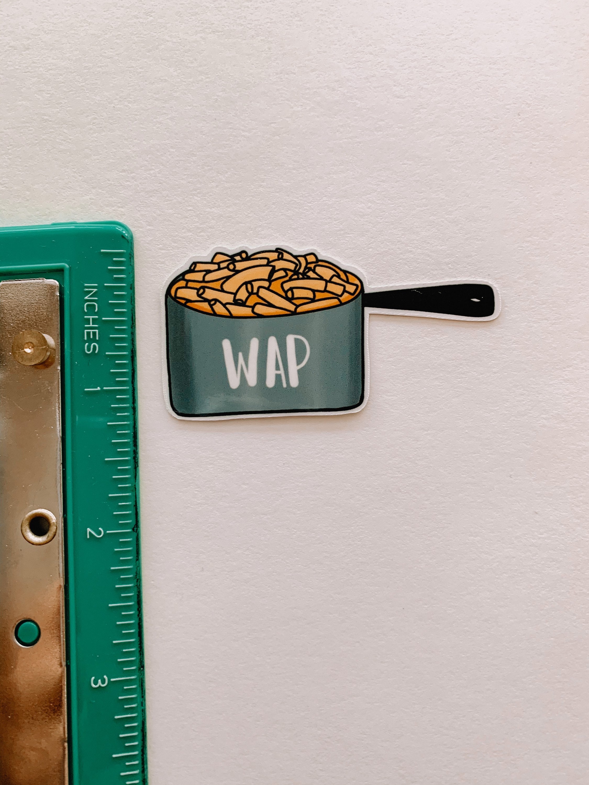 WAP Macaroni in a Pot Vinyl Glossy Waterproof Die Cut Sticker - Etsy