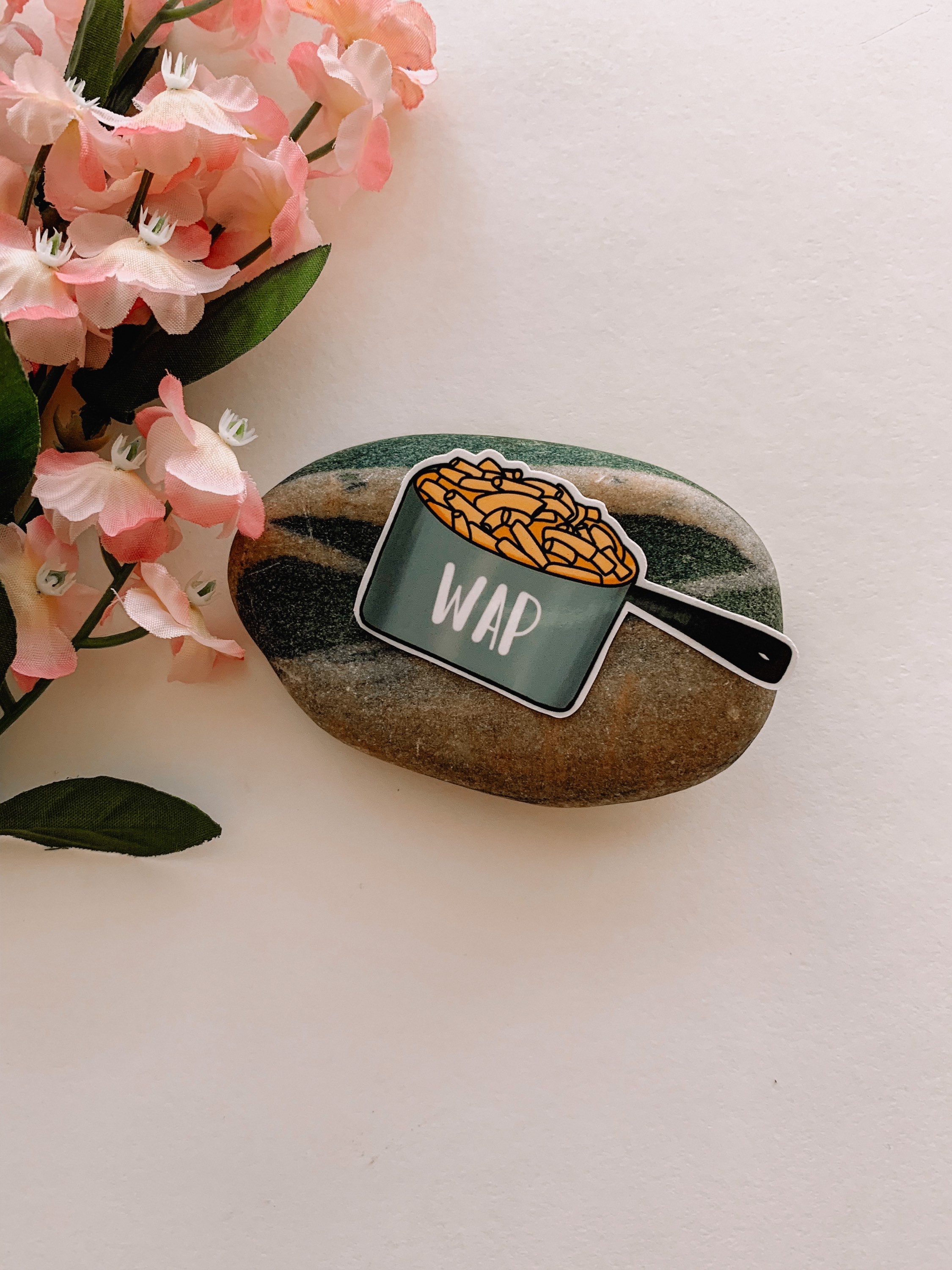WAP Macaroni in a Pot Vinyl Glossy Waterproof Die Cut Sticker - Etsy