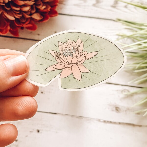 Lily Pad Sticker - Etsy